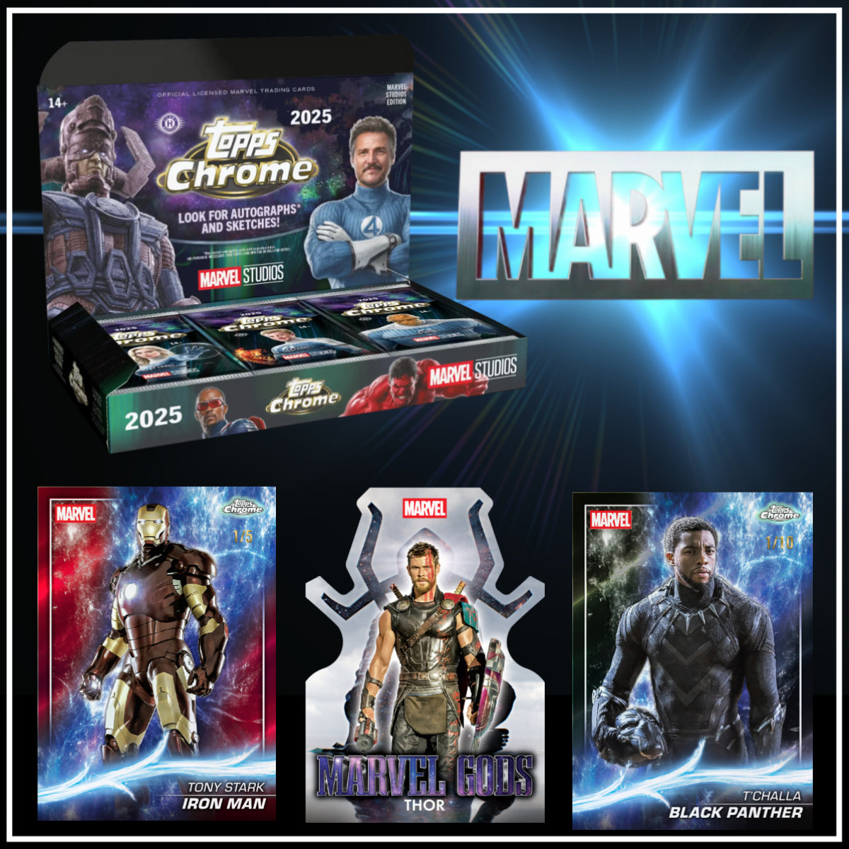 💥NEW RELEASE! BREAK #10247 - 2025 Marvel Studios Topps Chrome (Random ...
