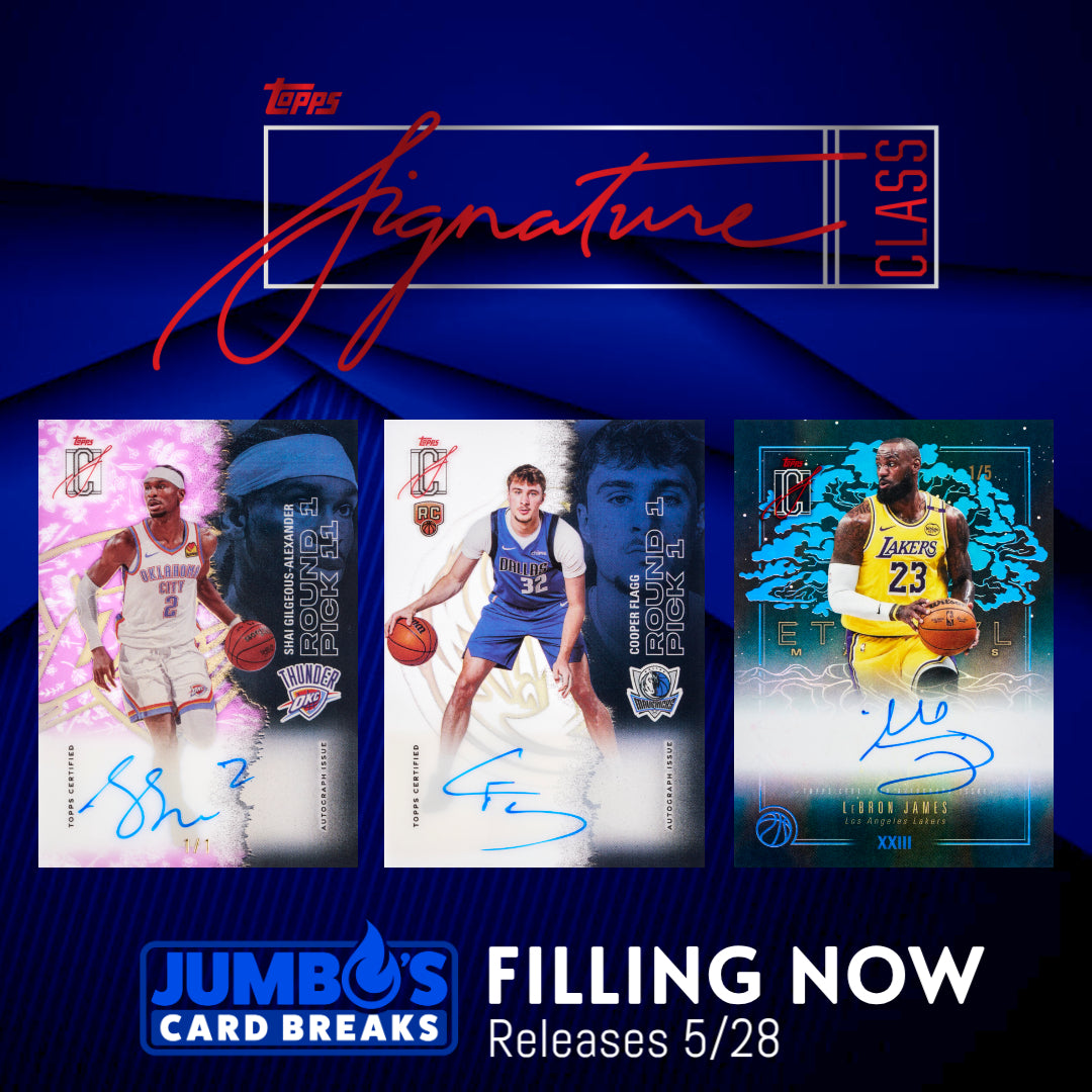 🏀 NEW RELEASE! BREAK #11377 - 2025/26 Topps Signature Class Jumbo Half ...