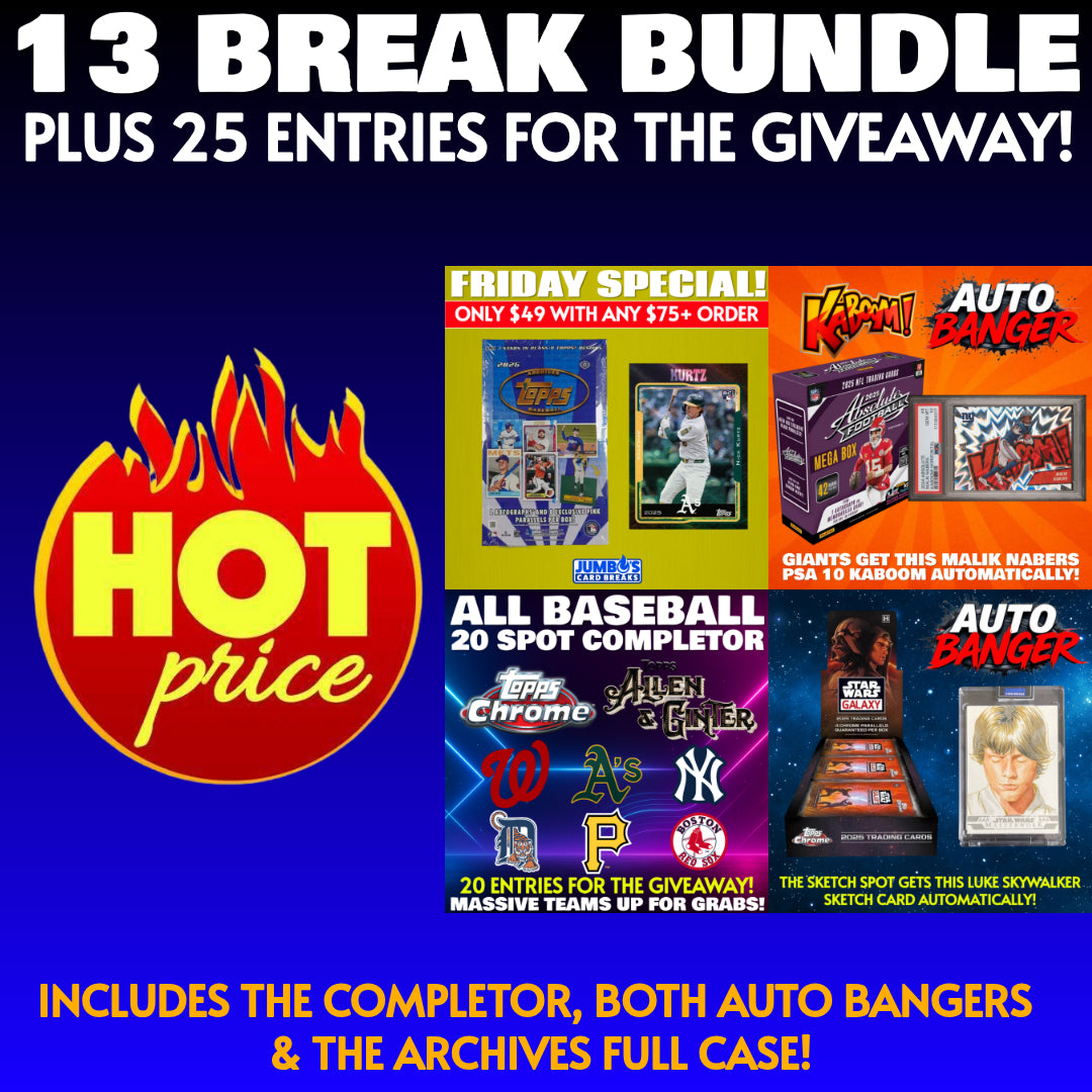 💥 Friday Night 13 Break Bundle Deal! Includes the Completor, Both Auto ...